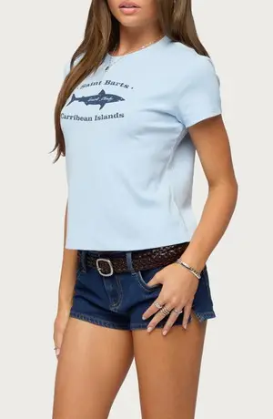 EDIKTED Surf Club Graphic T-shirt