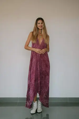 SUN CHILD Classic Silk Dress Jojo
