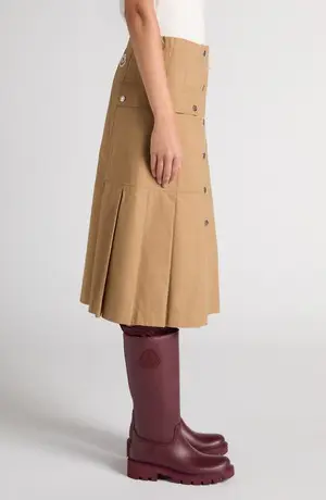 Moncler Cotton A-line Skirt