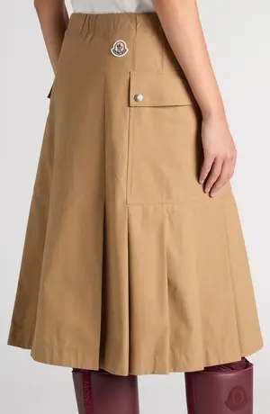 Moncler Cotton A-line Skirt