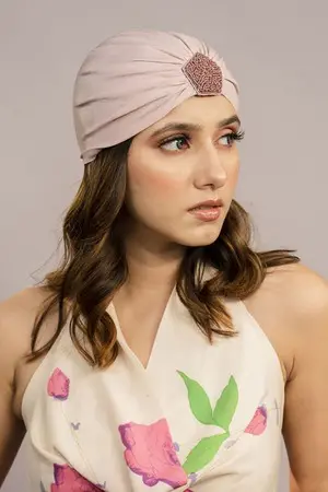 HAIR DRAMA CO Rose Gold Glimmer Headwrap