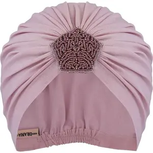 HAIR DRAMA CO. Rose Gold Glimmer Headwrap - Pink