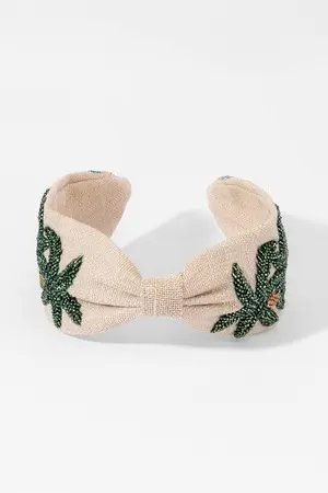 HAIR DRAMA CO Palm Paradise Beaded Headband