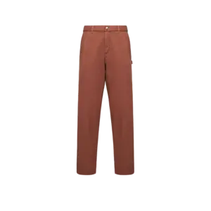 Moncler Cargo Cotton Blend Gabardine Pants - Brown