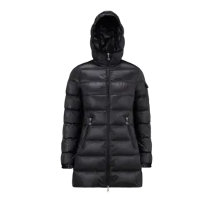 Moncler Glements Mid-length Down Jacket - Black