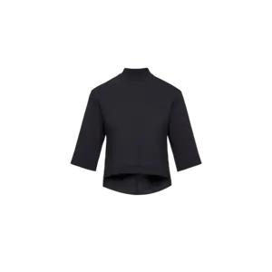 MONCLER X EDWARD ENNINFUL Neoprene High Neck T-shirt - Black