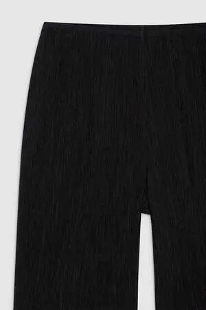 ANINE BING Aden Silk Charmeuse Blend Pants