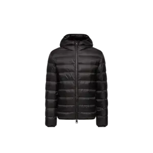 Moncler Alrai Hooded Short Down Jacket - Black