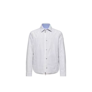 Moncler Crescent Reversible Down Shirt Jacket - White
