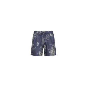 Moncler Floral Print Swim Shorts - Blue