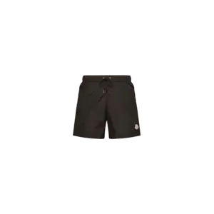 Moncler Logo Patch Swim Shorts - Black