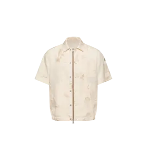 Moncler Surf Print Short Sleeve Shirt - White