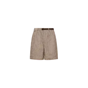 Moncler Vichy Cotton Blend Shorts - Multicolor