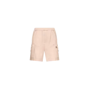 Moncler Cotton Poplin Bermuda Shorts - Pink