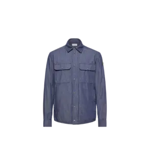 Moncler Denim Shirt Jacket - Blue