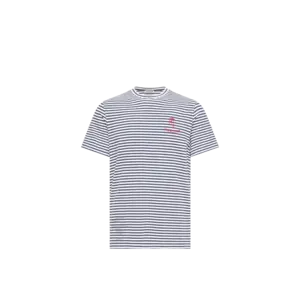 Moncler Striped Cotton & Modal Blend T-shirt - Multicolor