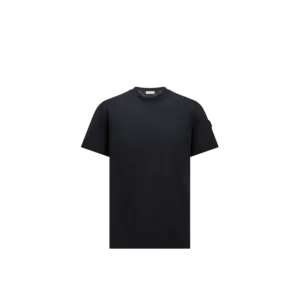 Moncler Silk & Cotton T-shirt - Blue