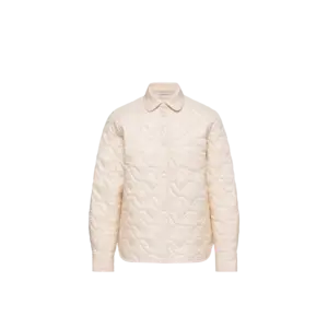 Moncler Diamond-quilted Padded Shirt Jacket - White