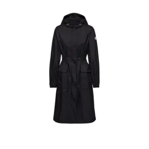 Moncler Hiengos Hooded Long Parka - Black