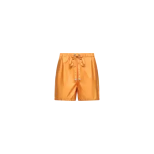 Moncler Logo Patch Taffeta Shorts - Yellow