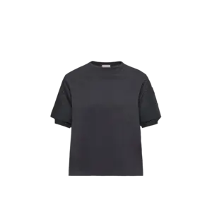 Moncler Cotton Jersey San Gallo T-shirt - Blue