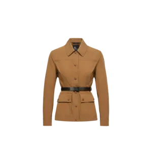 Moncler Isfara Taffeta Shirt Jacket - Brown