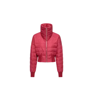 MONCLER + RICK OWENS Cropped Down Jacket - Red