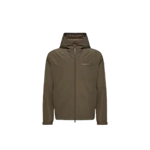 Moncler Moncler Austerin Hooded Short Down Jacket Green