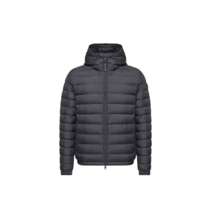 Moncler Moncler Solienn Hooded Short Down Jacket Blue