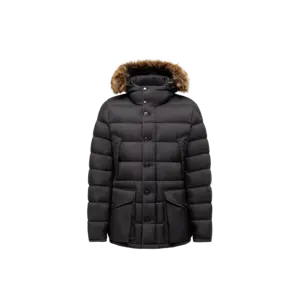 Moncler Clunye Hooded Mid-length Down Jacket