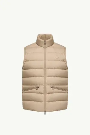 Moncler Treompan Down Vest - Beige