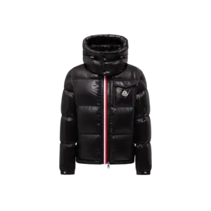 Moncler Montbeliard Hooded Short Down Jacket - Black