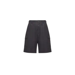 Moncler Gabardine Cargo Shorts - Blue