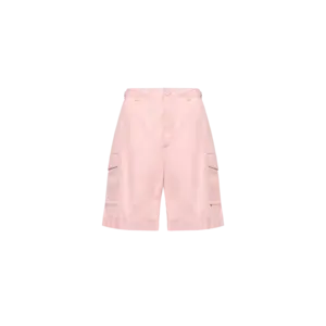 Moncler Gabardine Cargo Shorts - Pink