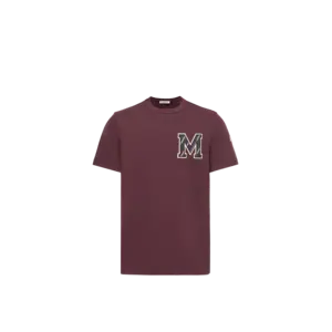 Moncler Cotton Jersey Monogram T-shirt - Red