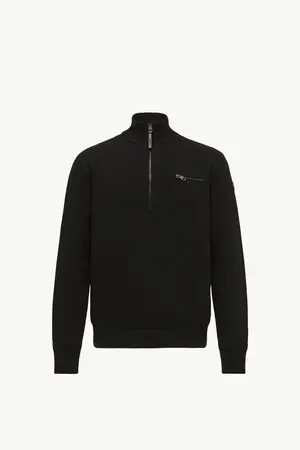 Moncler Wool & Cashmere Blend Turtleneck Sweater - Black