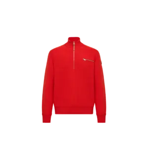 Moncler Wool & Cashmere Blend Turtleneck Sweater - Red