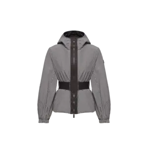 Moncler Rythme Belted Short Jacket - Grey