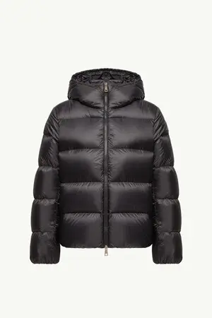 Moncler Feligule Hooded Short Down Jacket - Black