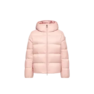 Moncler Feligule Hooded Short Down Jacket - Pink