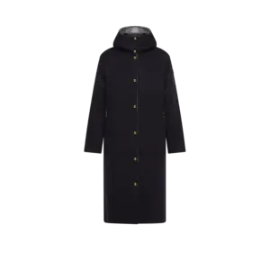 Moncler Anthrene 3-in-1 Wool & Cashmere Blend Hooded Down Jacket - Blue
