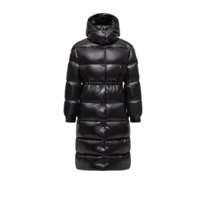 Moncler Cavettaz Hooded Long Down Jacket