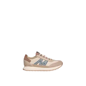 Moncler Pacey2 Suede & Nubuck Sneakers - Beige