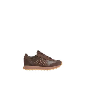 Moncler Pacey2 Suede & Nubuck Sneakers - Brown