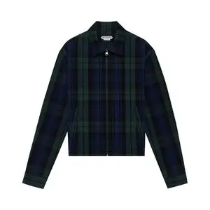 JW Anderson Front Zip Blouson 'navy/green - Blue