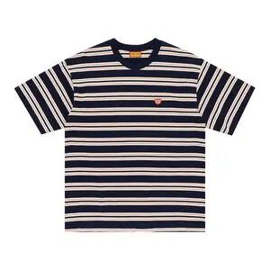 HUMAN MADE Striped T-shirt 'navy - Blue