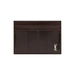 Saint Laurent Logo Card Case 'scotch