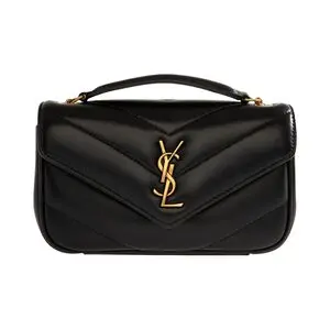 Saint Laurent Mini Lou Lou 'nero - Black