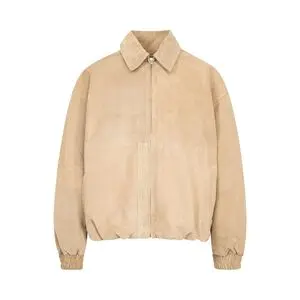 NAHMIAS Suede Cocoon Jacket 'sand Suede