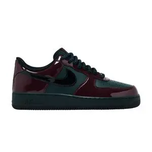 Nike Force 1 Low Patent Sneakers - Red